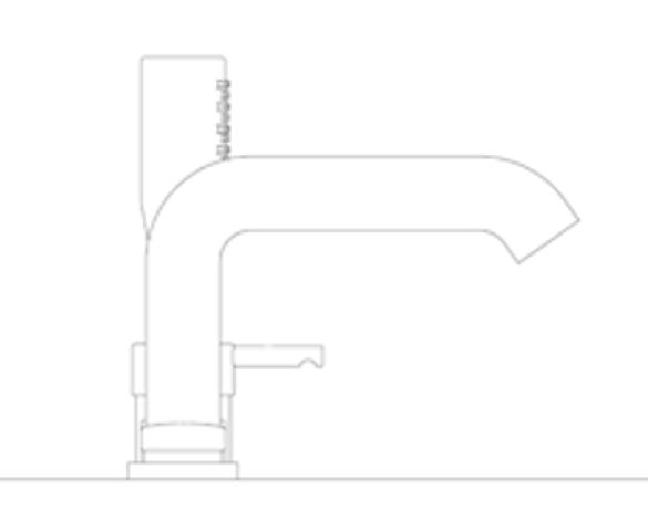 Grohe Essence OHM 4-Hole Single Lever 19578001