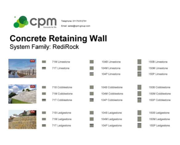 Redi-Rock Modular Retaining Wall Series | Bimstore