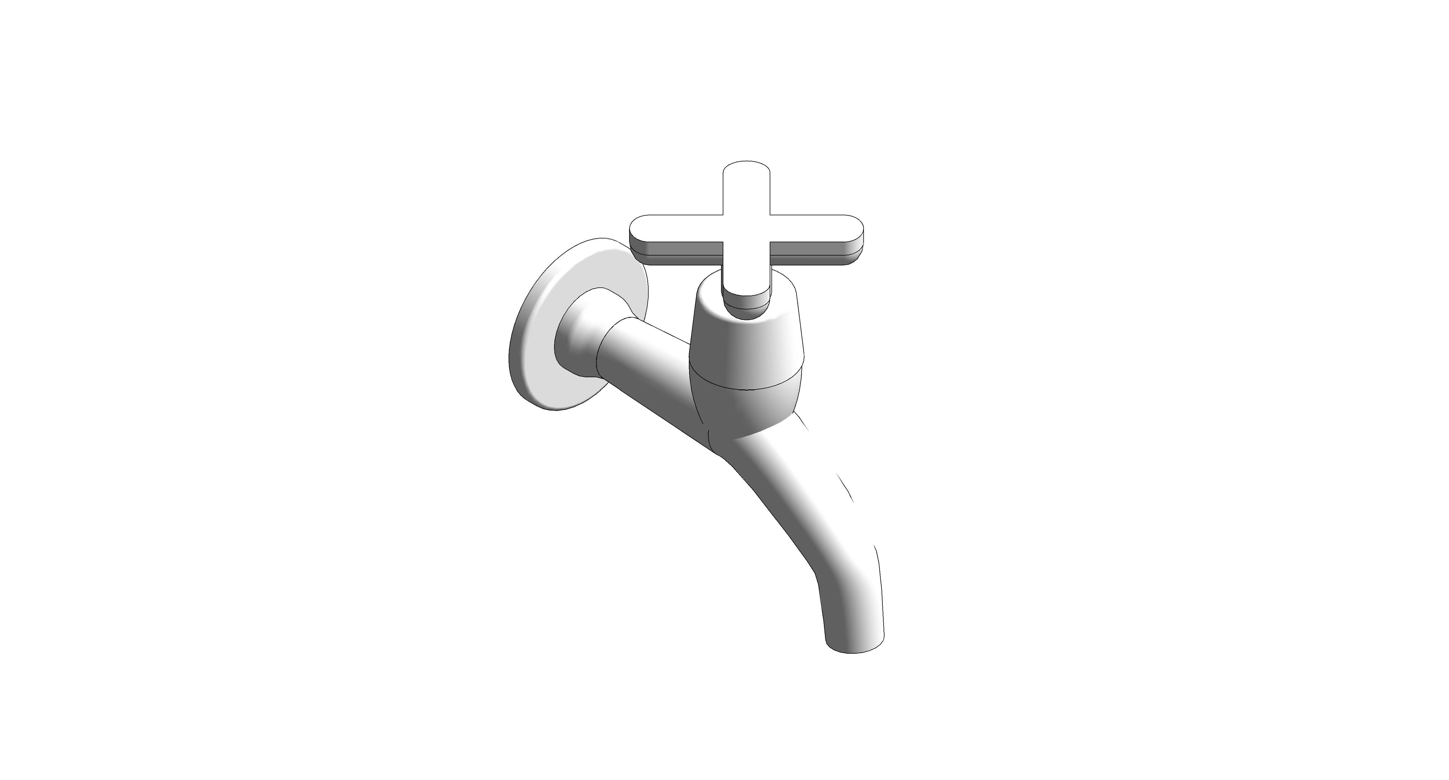 bimstore - American Standard - Winston Wall Tap (Cross Handle ...