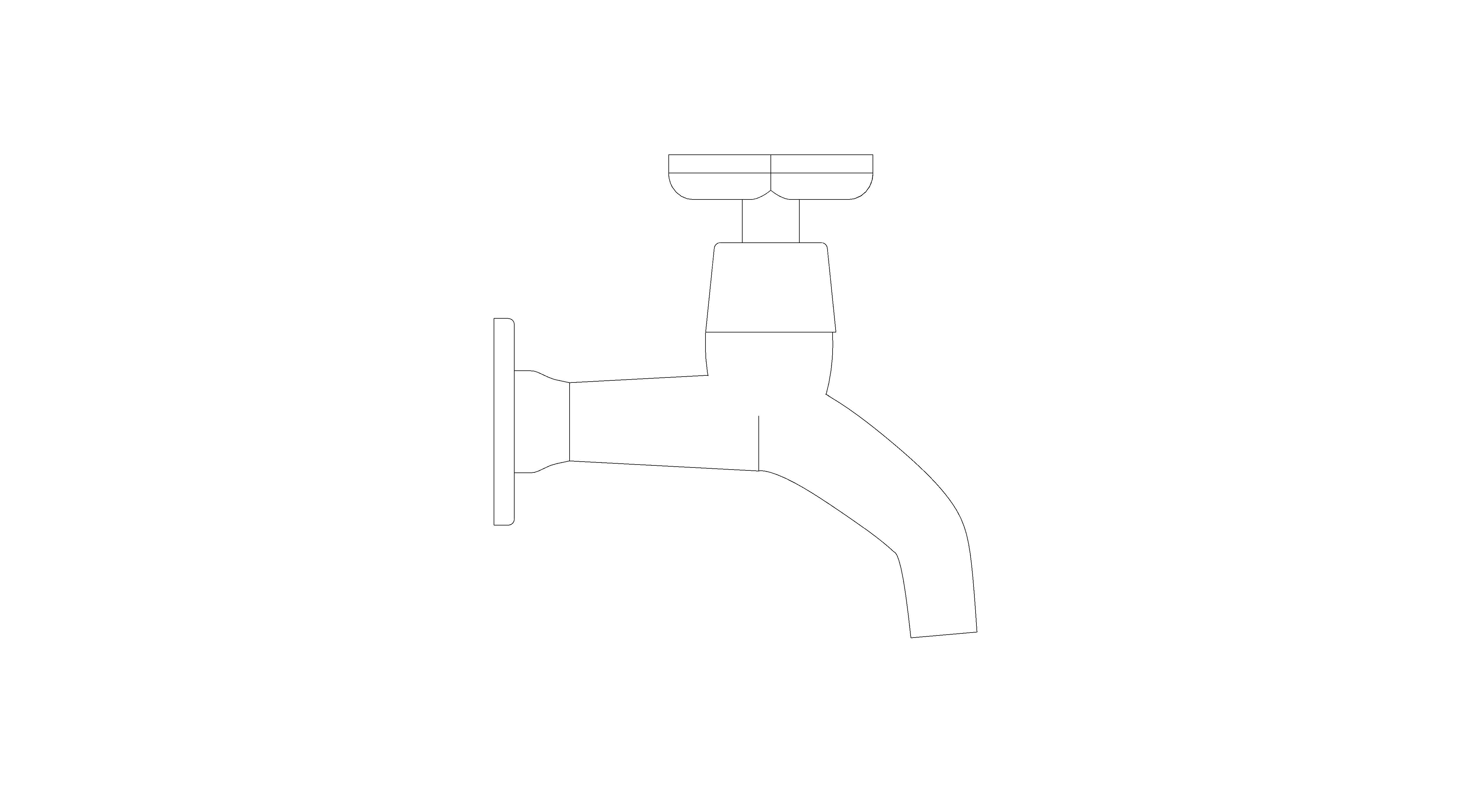 bimstore - American Standard - Winston Wall Tap (Cross Handle ...