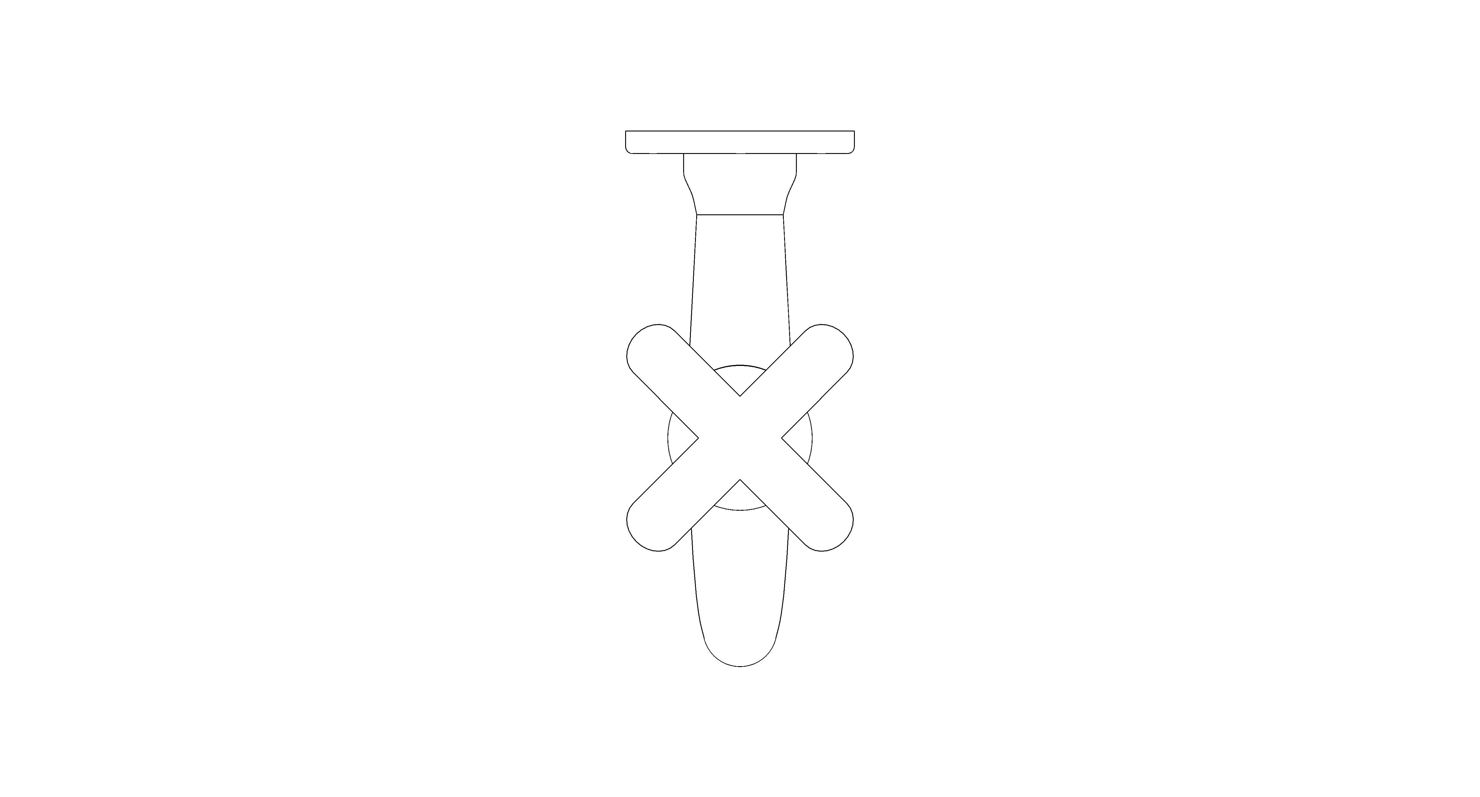bimstore - American Standard - Winston Wall Tap (Cross Handle ...