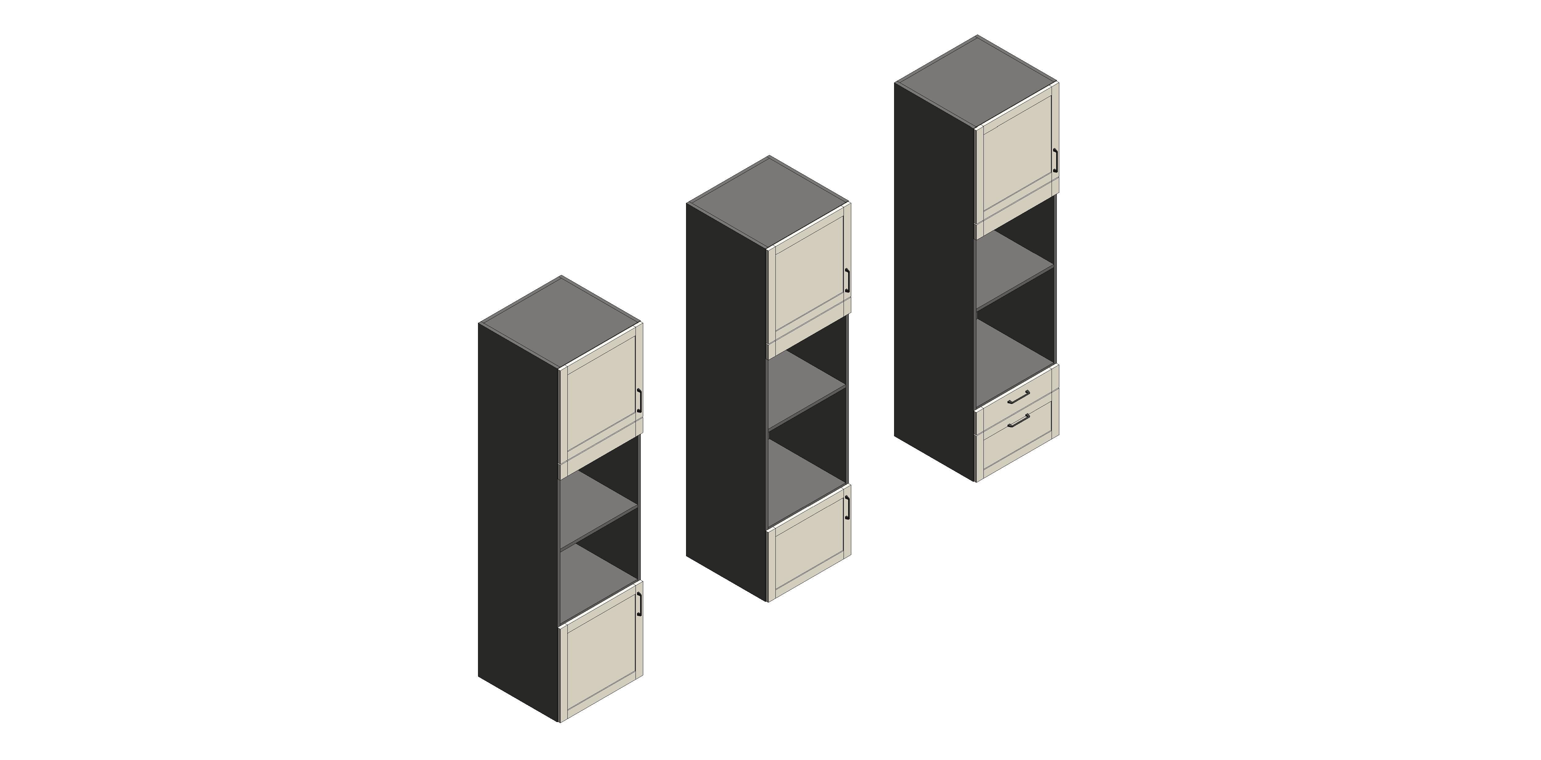 bimstore - Benchmarx Kitchens and Joinery - Sherwood - Tall Tower Units ...