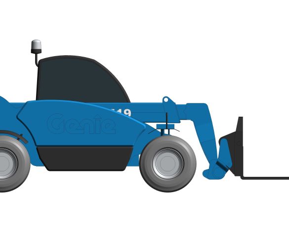 bimstore - Genie - GTH-5519 Telehandler