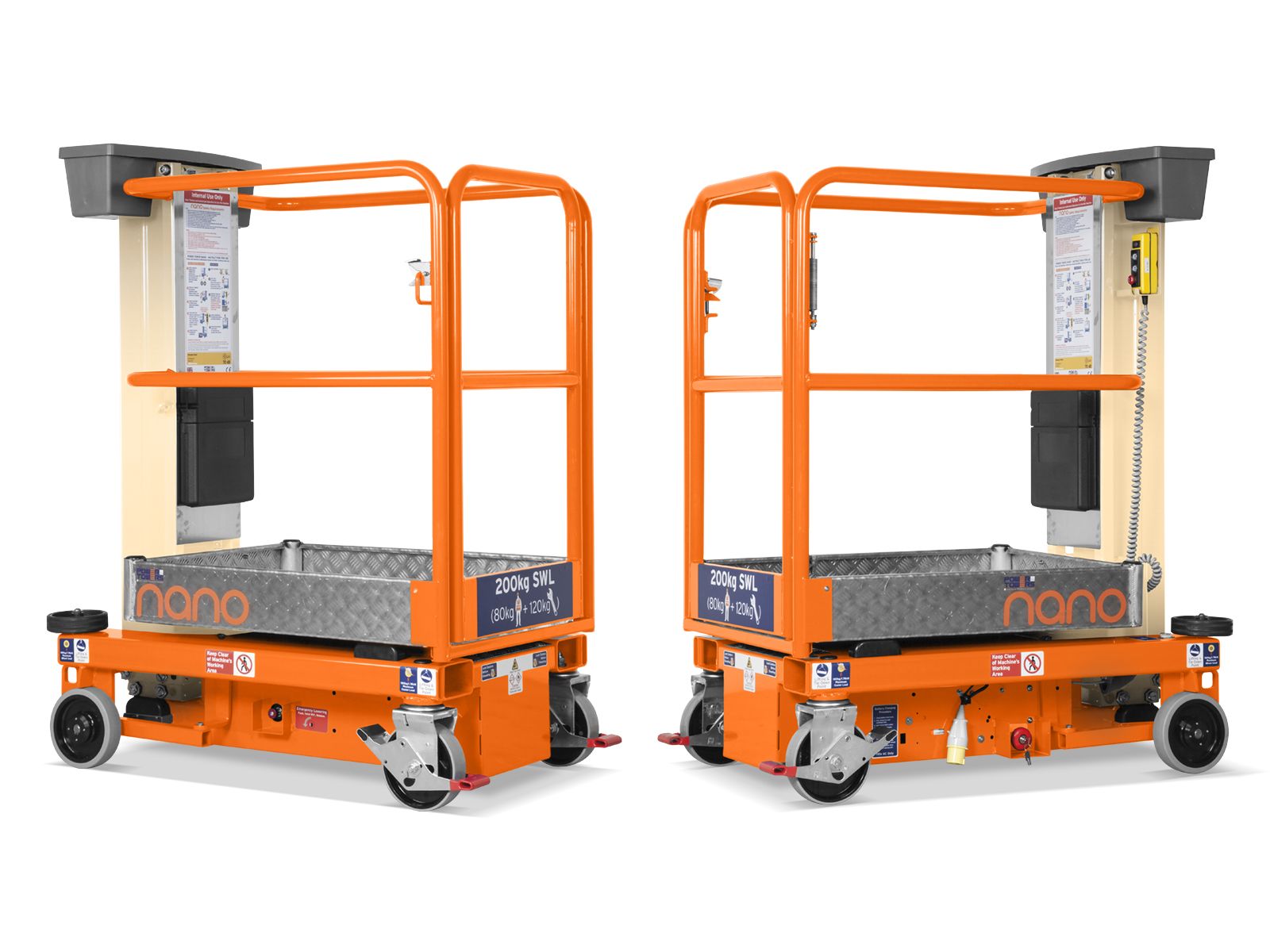 bimstore - JLG - NANO / 830P - Push Around Mast Lift