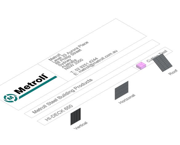 bimstore - Metroll - HI-DECK 650 – Large Span Roofing & Walling