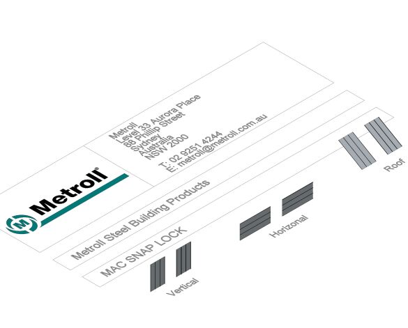 bimstore - Metroll - MAC Snap Lock - Roofing and Wall Cladding