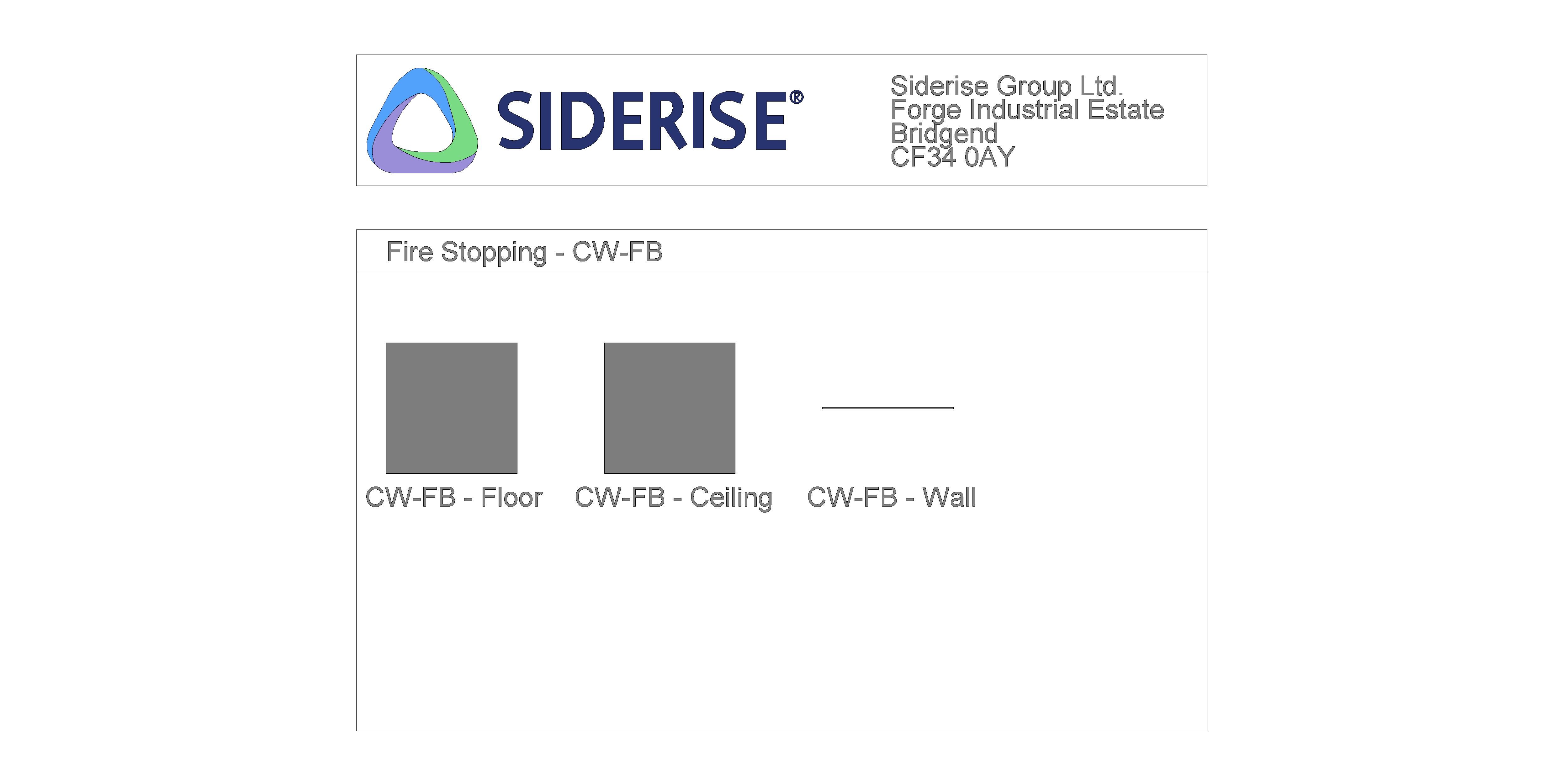 bimstore - Siderise - SIDERISE CW-FB | Curtain Wall Fire Board
