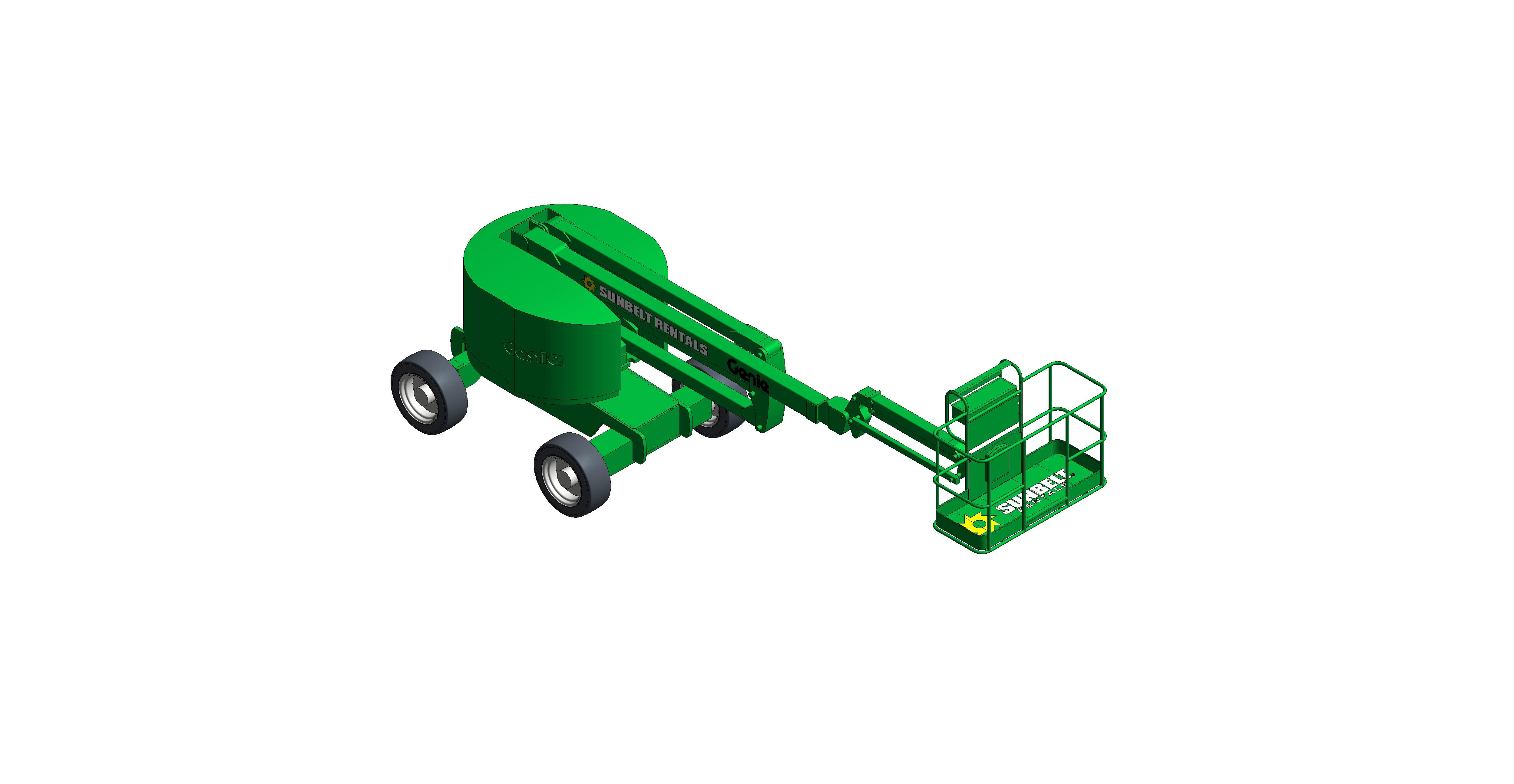 bimstore - Sunbelt Rentals (Genie) - Articulating Boom Lift - Z51