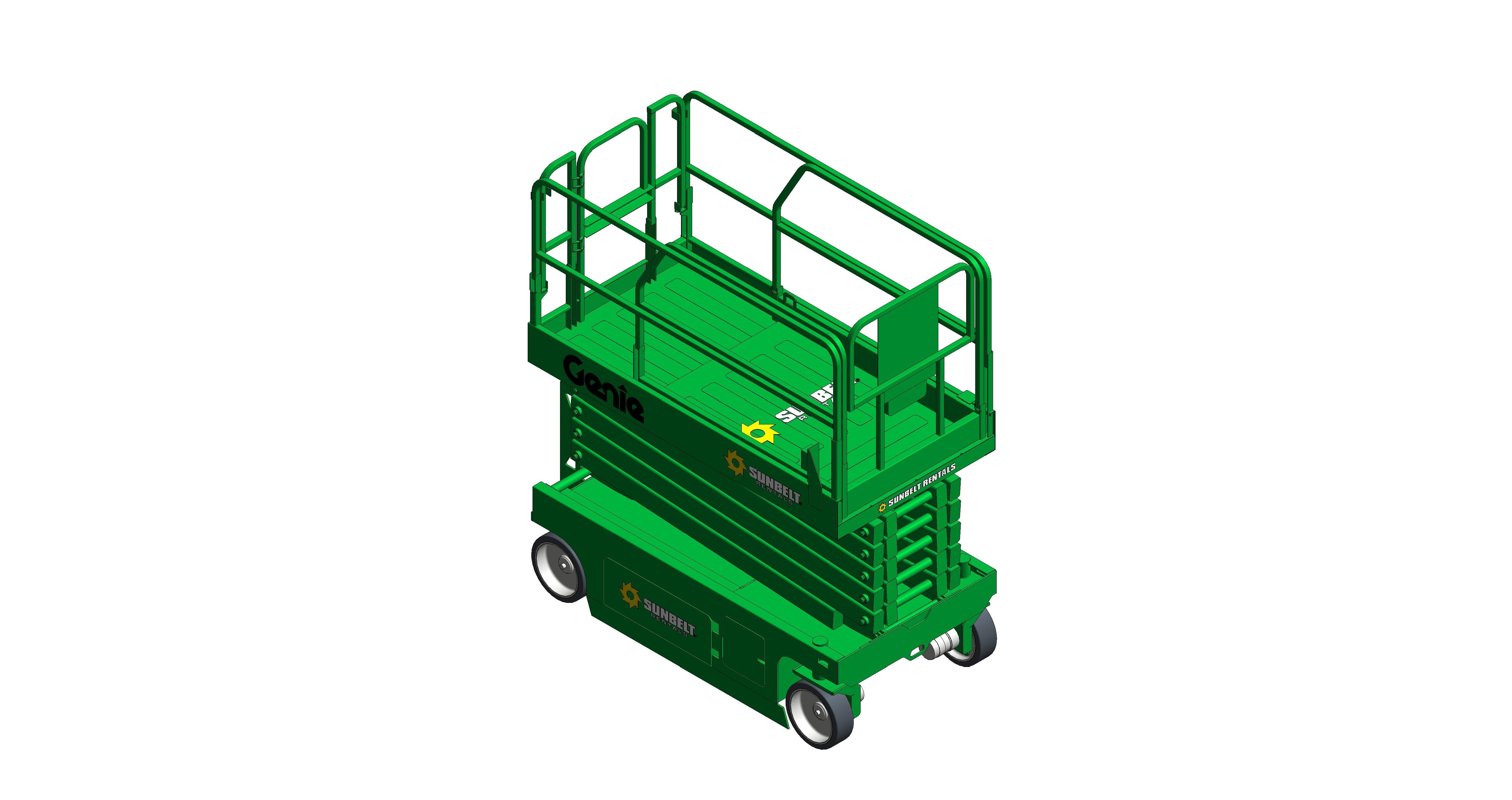 bimstore - Sunbelt Rentals (Genie) - Electric Scissor Lift - GS4047